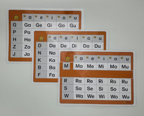 Lesekarten (DIN A4): Erstes Silbenlesen mit Selbstlauten - Lern-Kiste ...